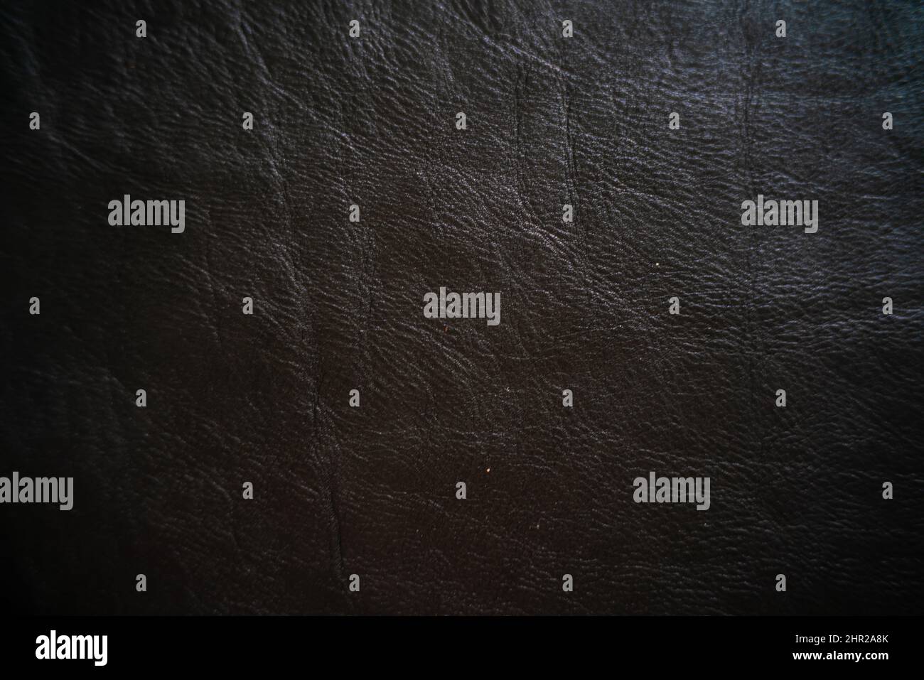 Detail of geniune dark black leather texture, Vegetable tanned leather ...