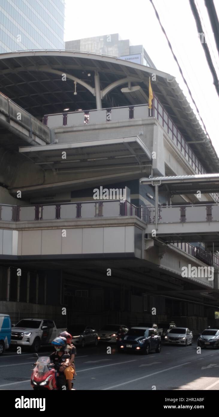 BTS Skytrain Station Siam Square Bangkok Thailand Stock Photo - Alamy