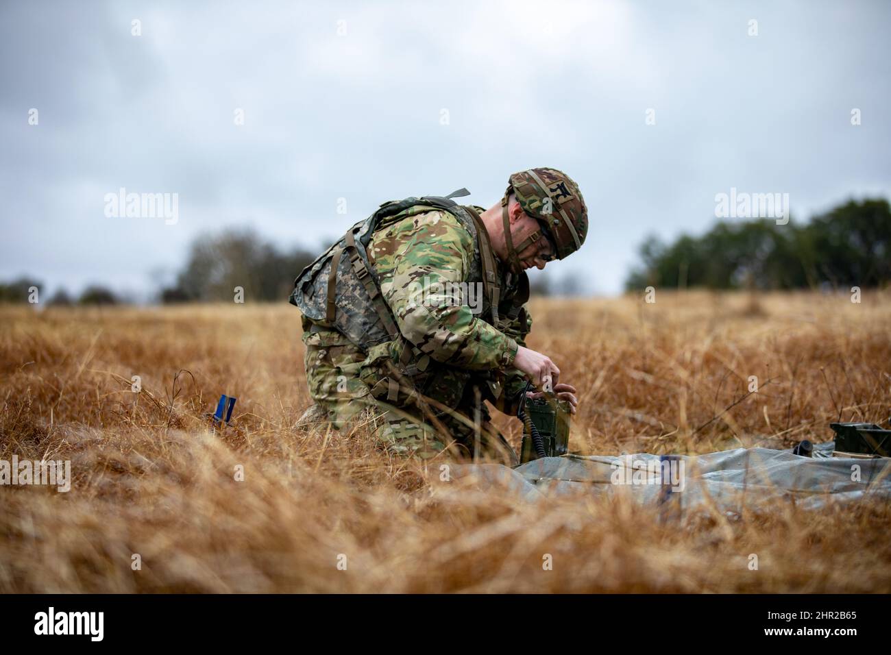 Fort. Hood, Texas, USA. 24th Jan, 2022. Capt. Bryan Basham, 101st ...