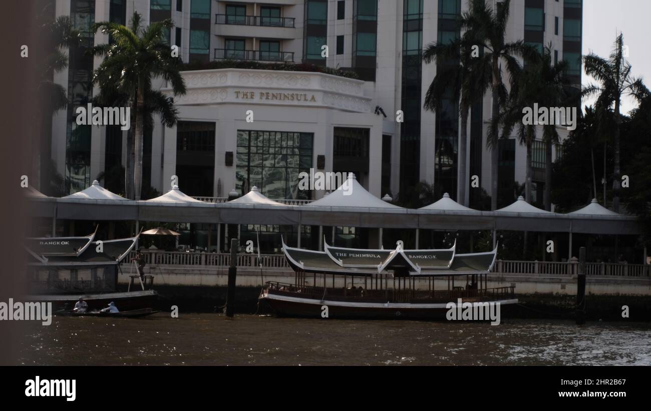 The Peninsula Bangkok Riverside on Chao Phraya River Bangkok Thailand ...