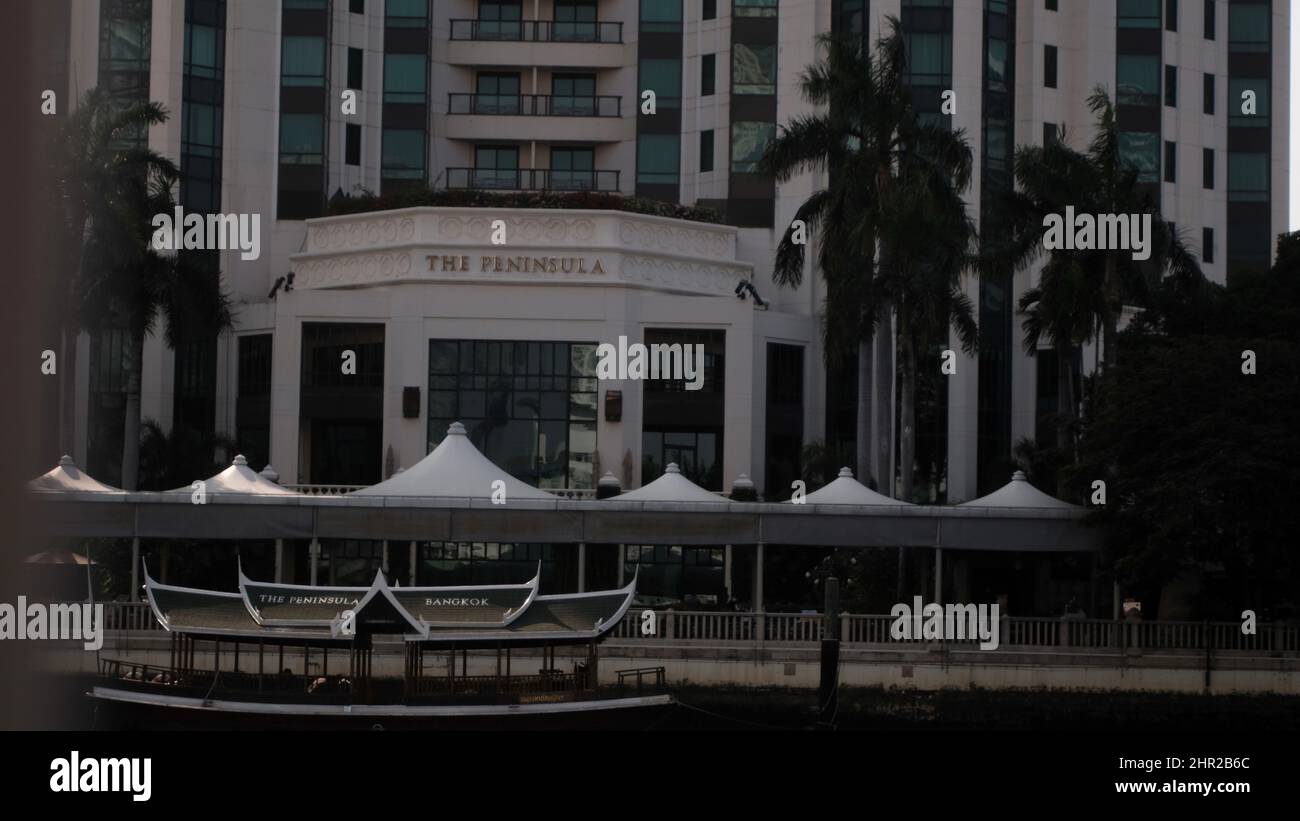The Peninsula Bangkok Riverside on Chao Phraya River Bangkok Thailand ...