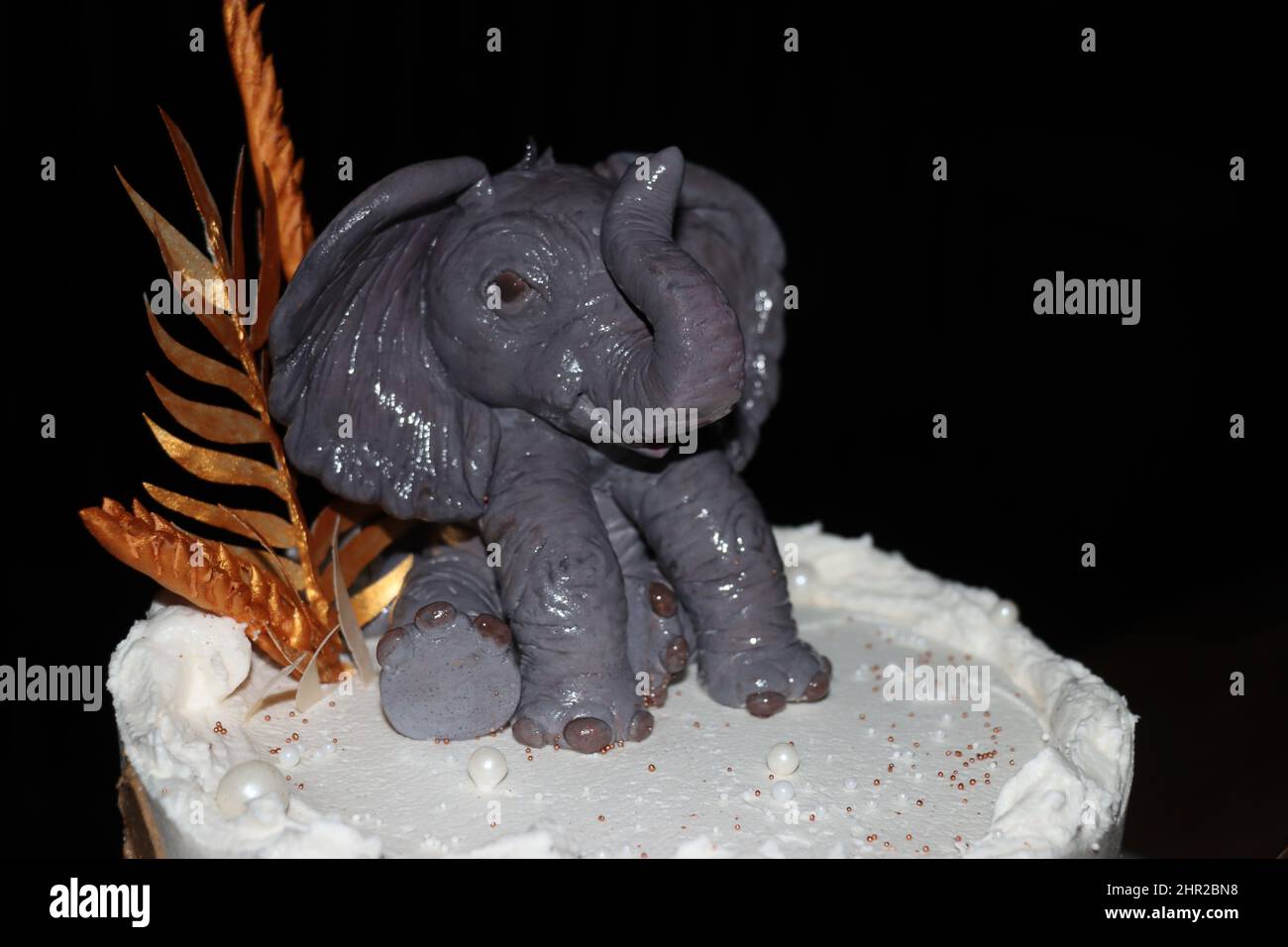 elephant birthday cake Stock Photo - Alamy