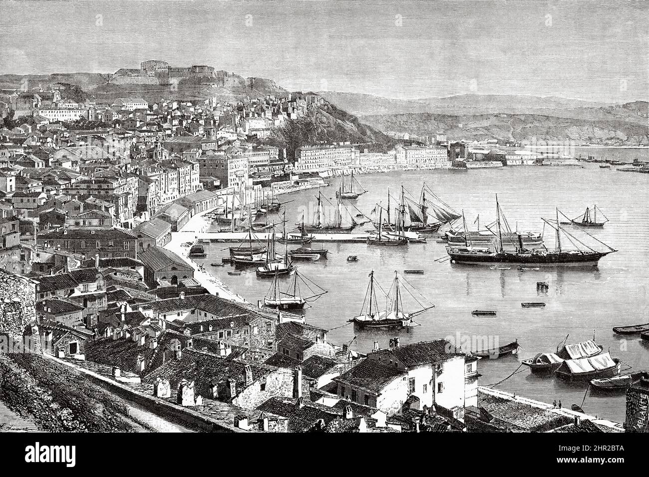 Harbor seaport port 1800s hi-res stock photography and images - Alamy