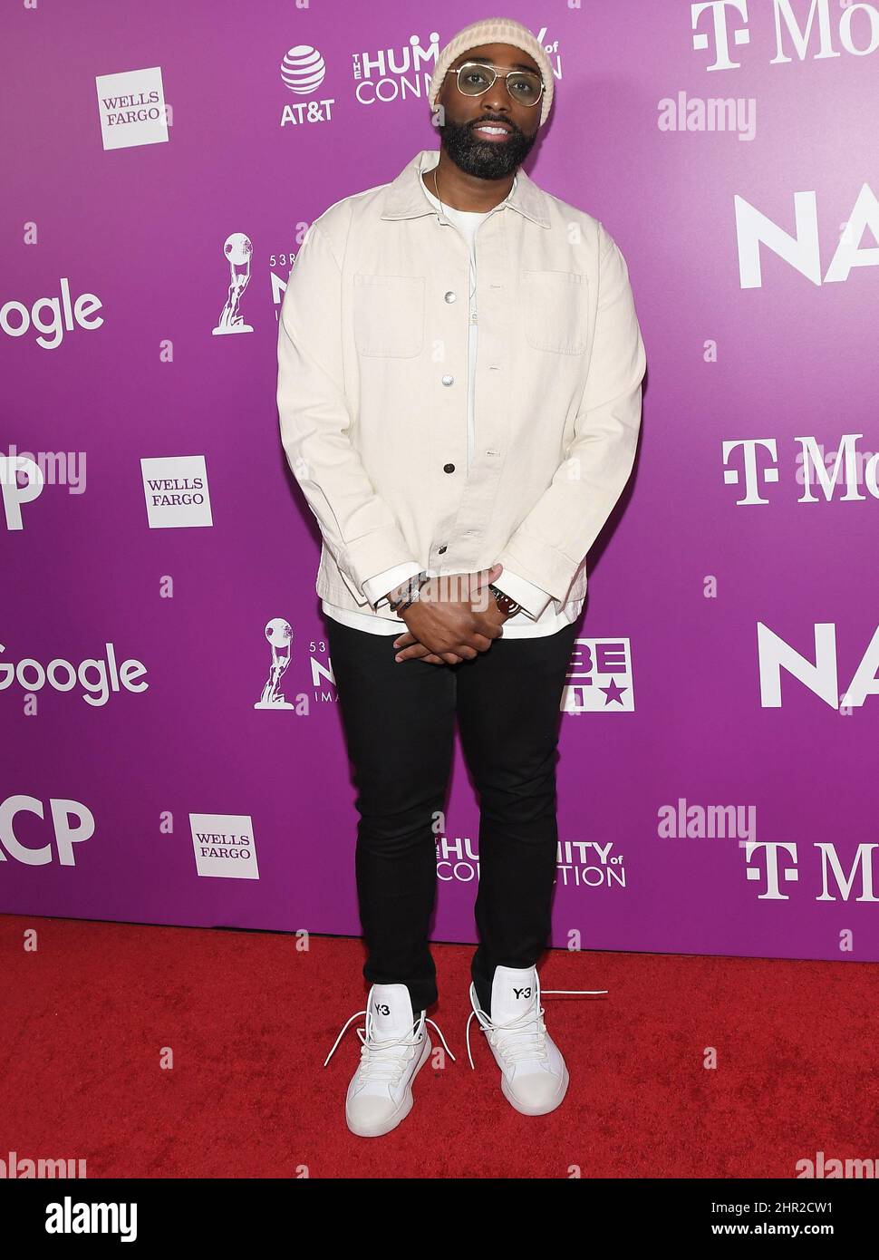 Isaac Yowman arrives at the 53rd NAACP Image Awards Nominees Reception ...