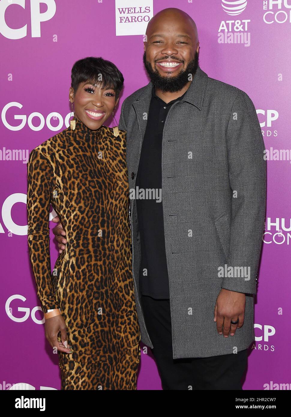 (L-R) Melissa Fredericks and Kevin Fredericks arrives at the 53rd NAACP ...