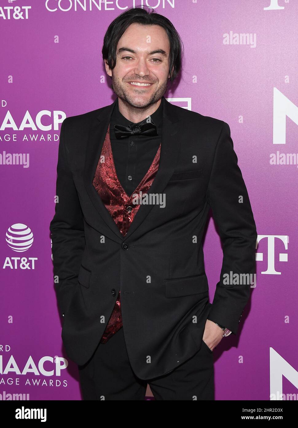 Chris Levine arrives at the 53rd NAACP Image Awards Nominees Reception ...