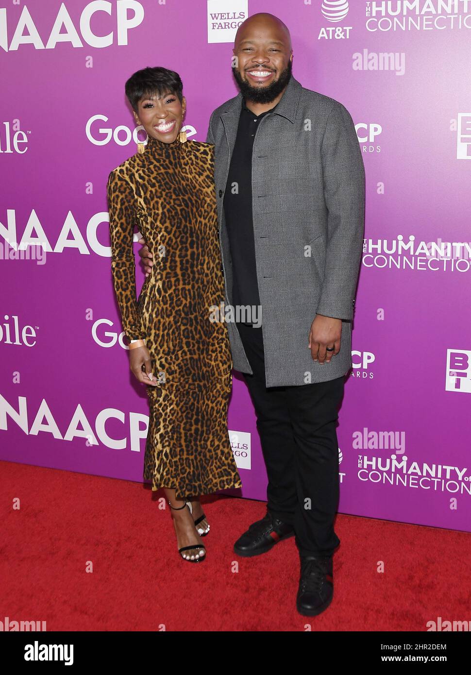 Los Angeles, USA. 24th Feb, 2022. (L-R) Melissa Fredericks and Kevin ...