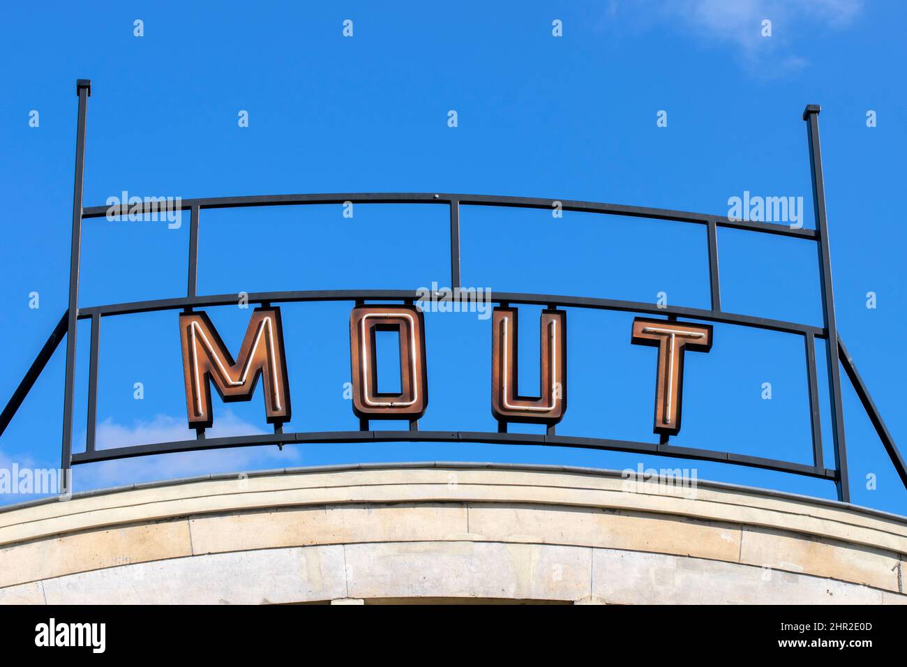Billboard Mout Building At Hilversum The Netherlands 23-2-2022 Stock ...