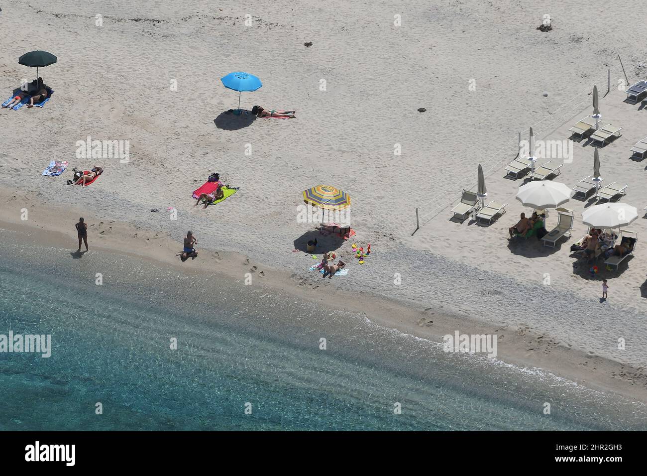 Italy, Calabria, Palmi, the beach Stock Photo - Alamy
