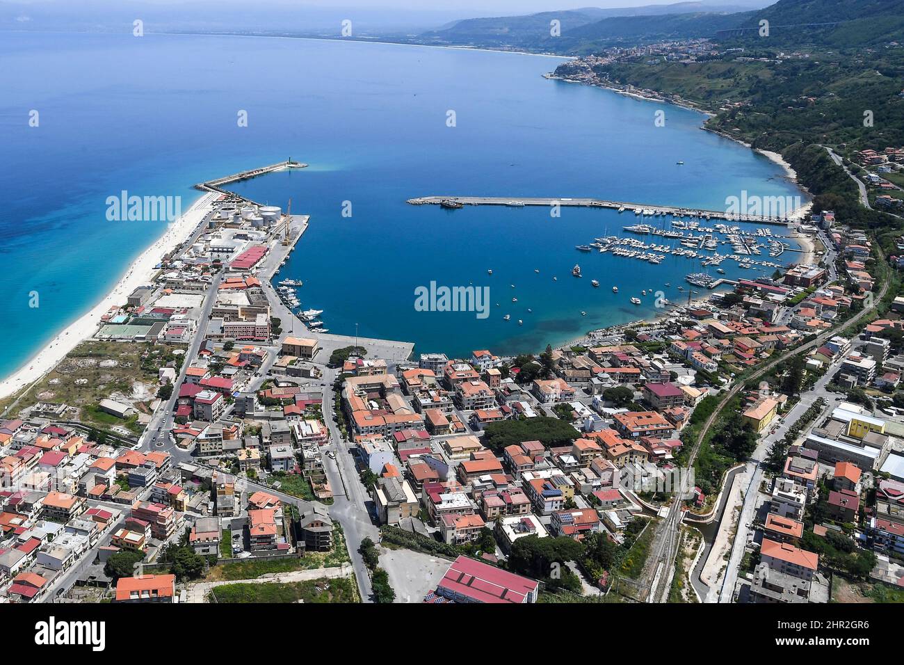 Italy, Calabria, Pizzo Calabro, the harbour Stock Photo - Alamy