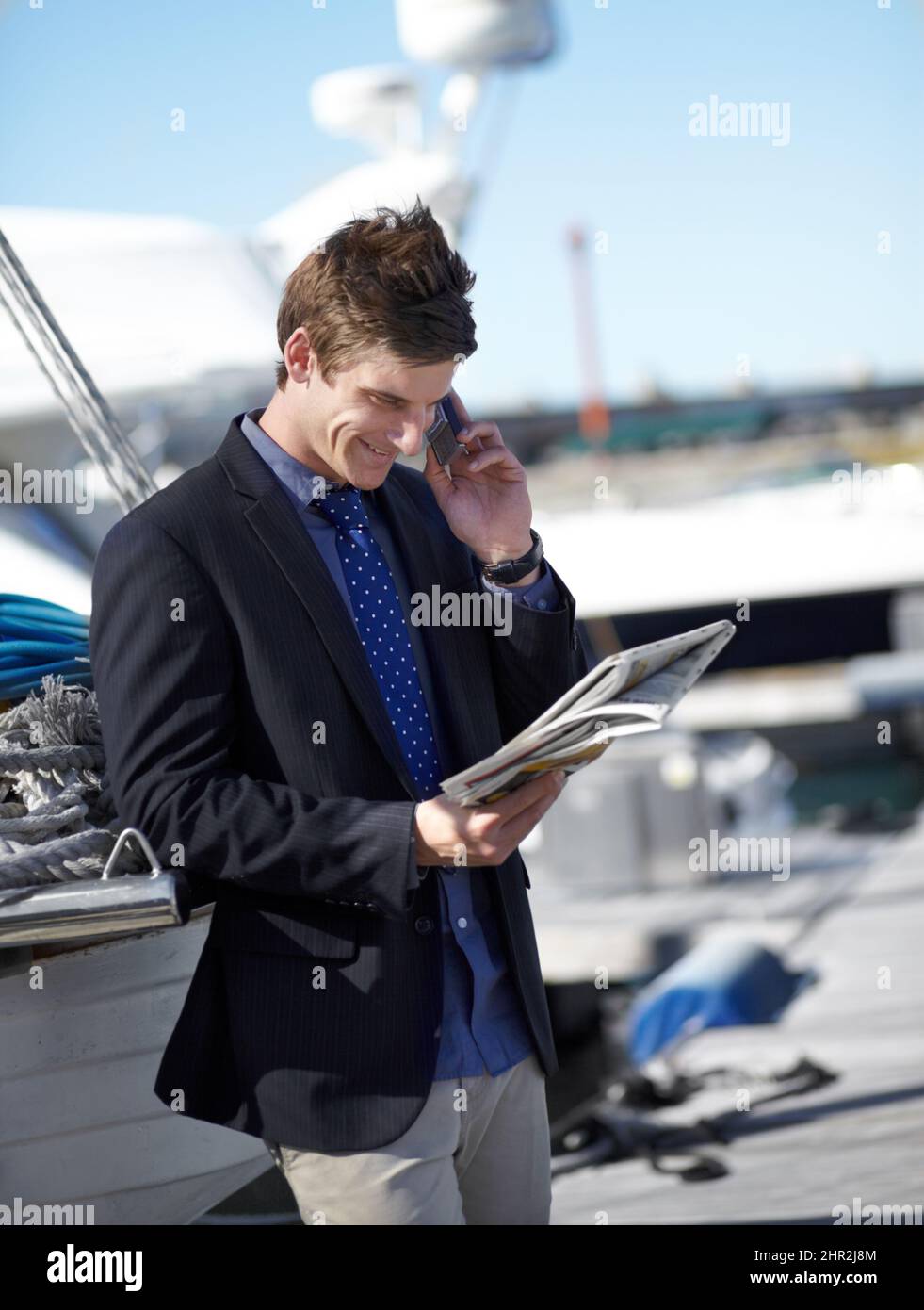 Marina worker hi-res stock photography and images - Alamy