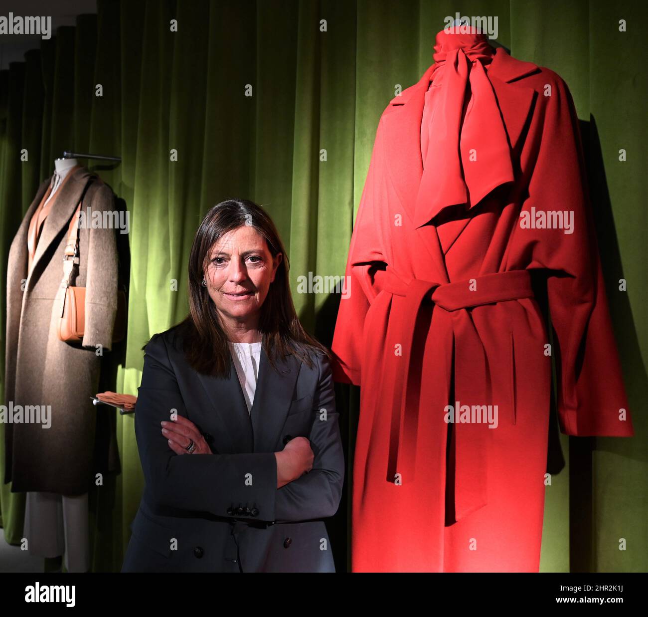 Milan, Italy. 25th Feb, 2022. Milan, Italy KITON presentation of women ...