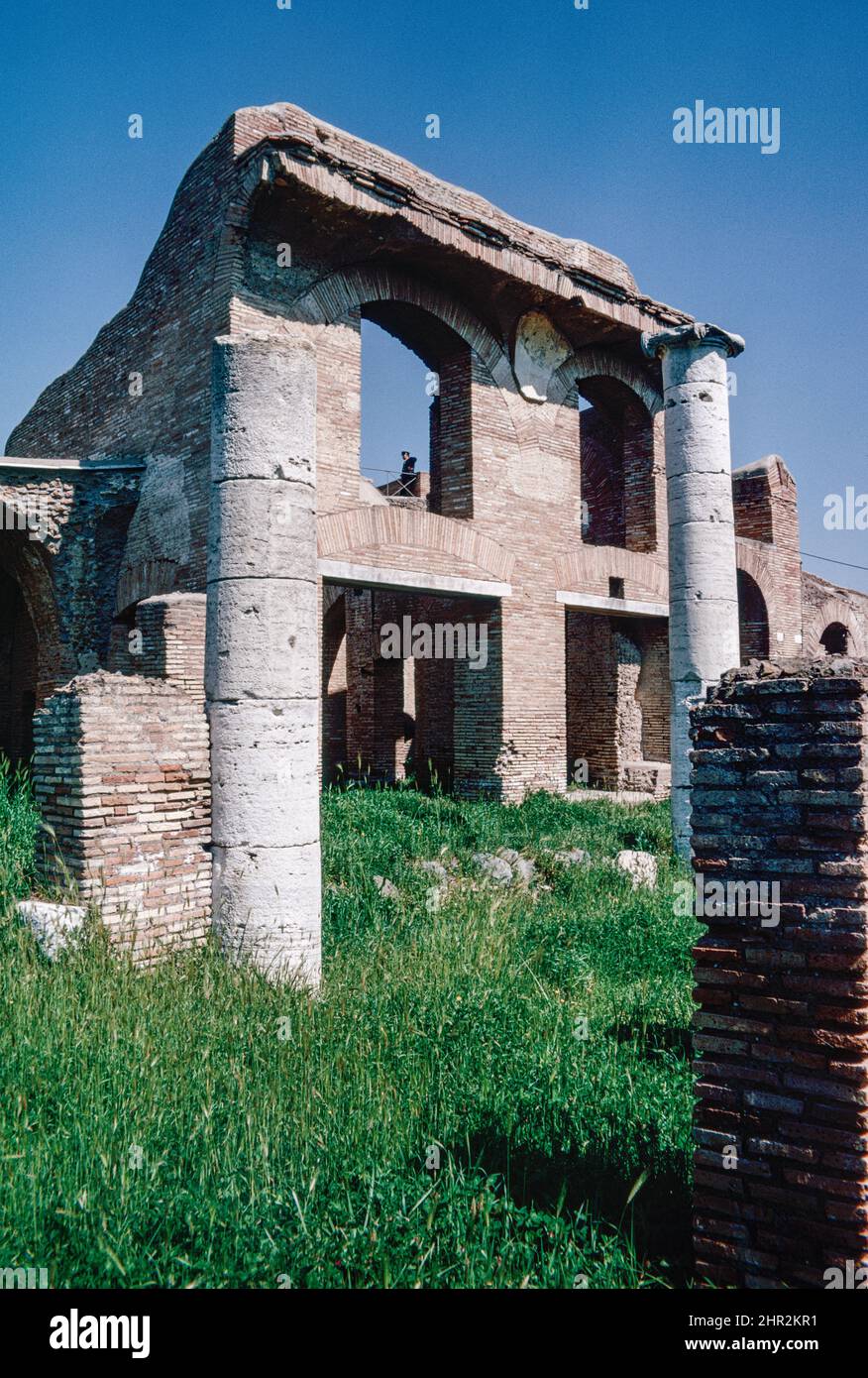 Ostia Antica - large archaeological site in progress, location of the ...