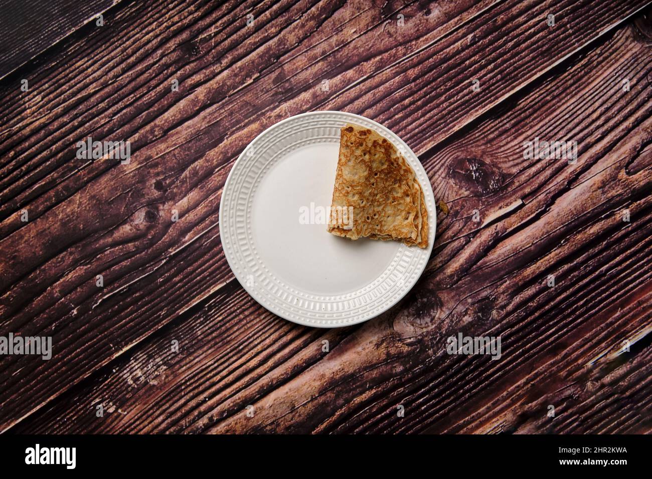 Pancake from above hi-res stock photography and images - Alamy