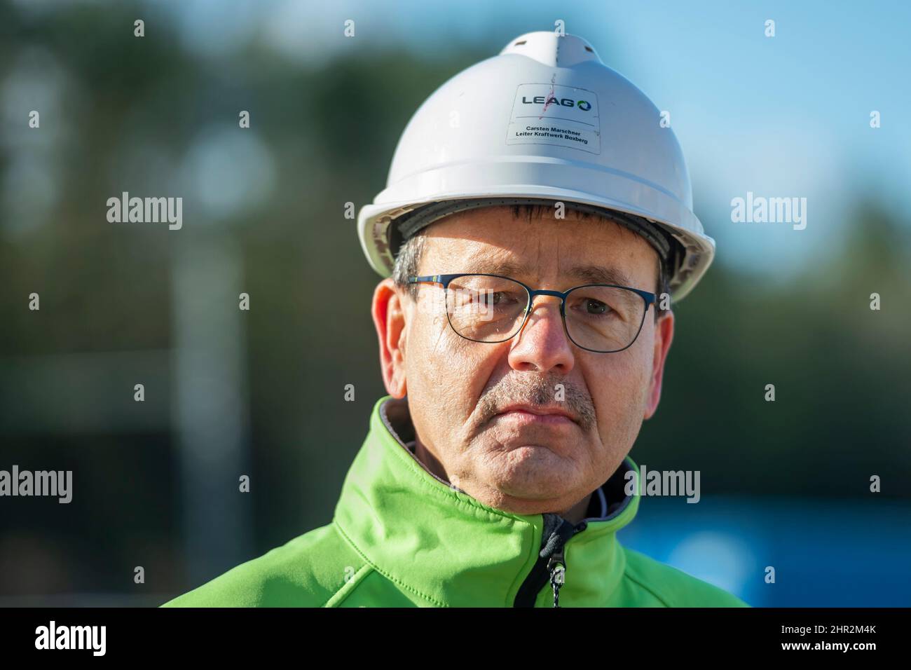 Boxberg, Germany. 25th Feb, 2022. Carsten Marschner, head of the ...