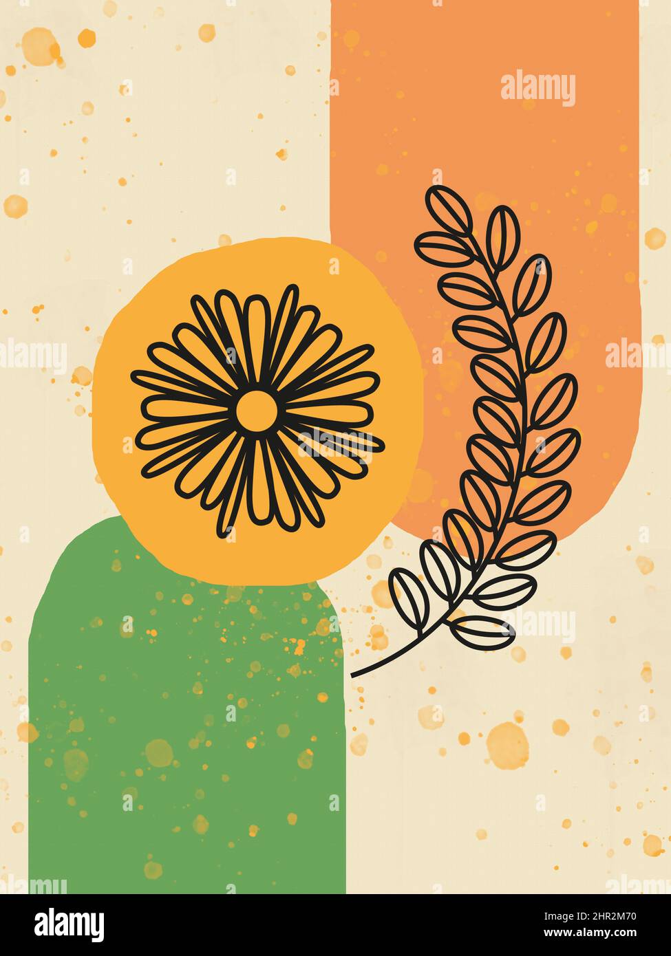 Mid century modern pattern hi-res stock photography and images - Alamy