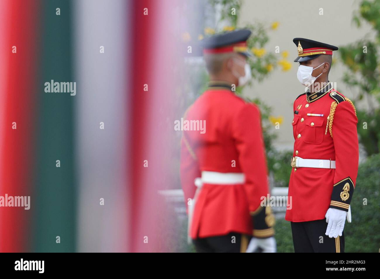 Thai security guard thai prime hi-res stock photography and images - Alamy