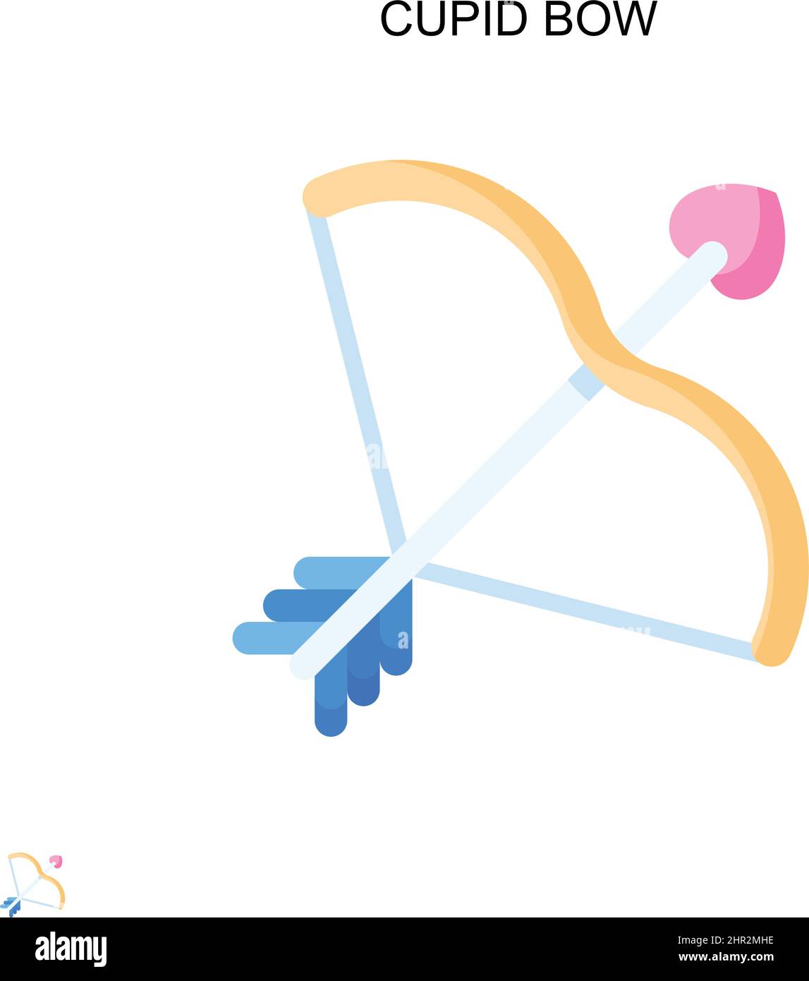 Bow arrow icon icon cartoon hi-res stock photography and images - Alamy