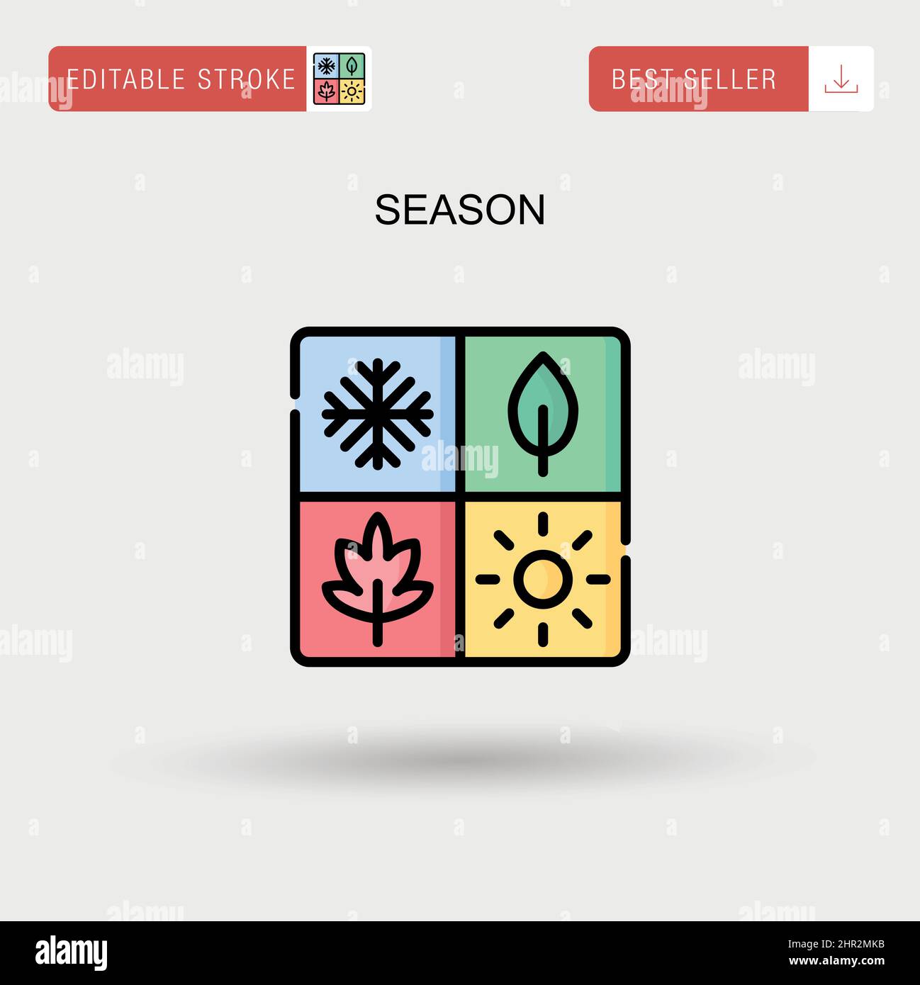 Season Simple vector icon Stock Vector Image & Art - Alamy