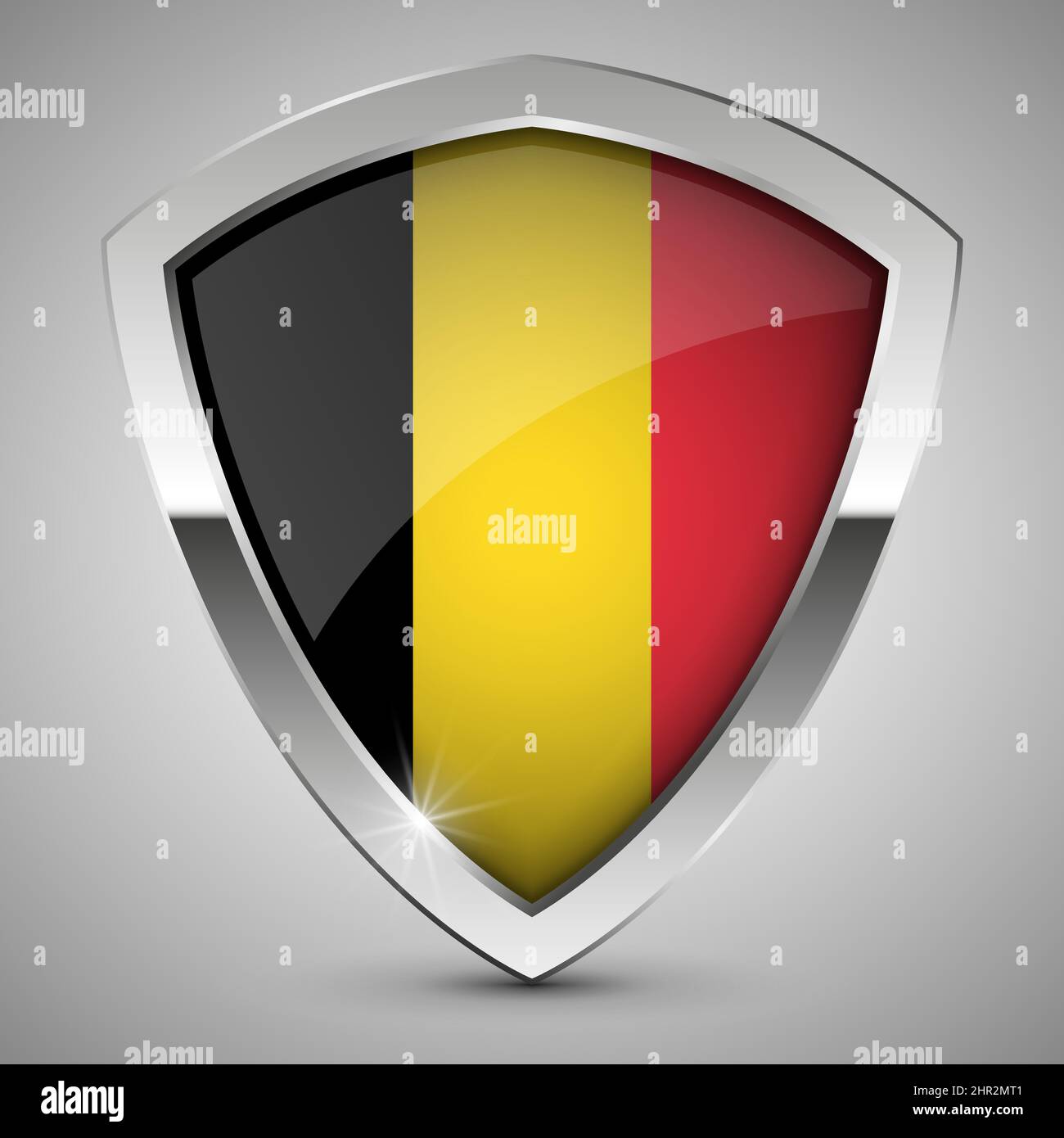 Belgium national emblem Stock Vector Images - Alamy