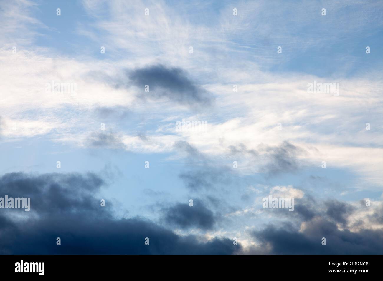Blue Sky Morning Light Clouds Background Texture Wallpaper Weather ...