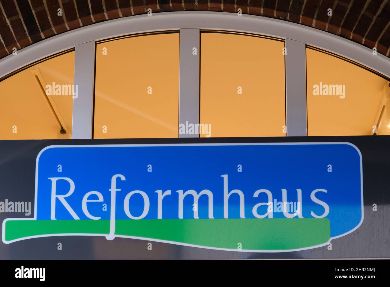 Sign And Logo Of Reformhaus Stock Photo - Alamy