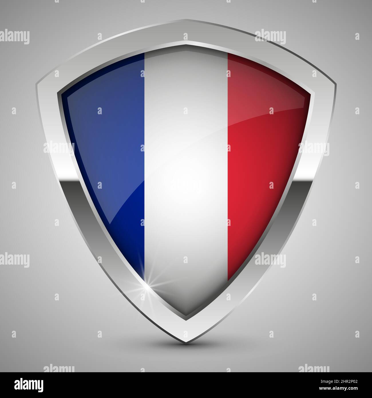 French shield Stock Vector Images - Alamy