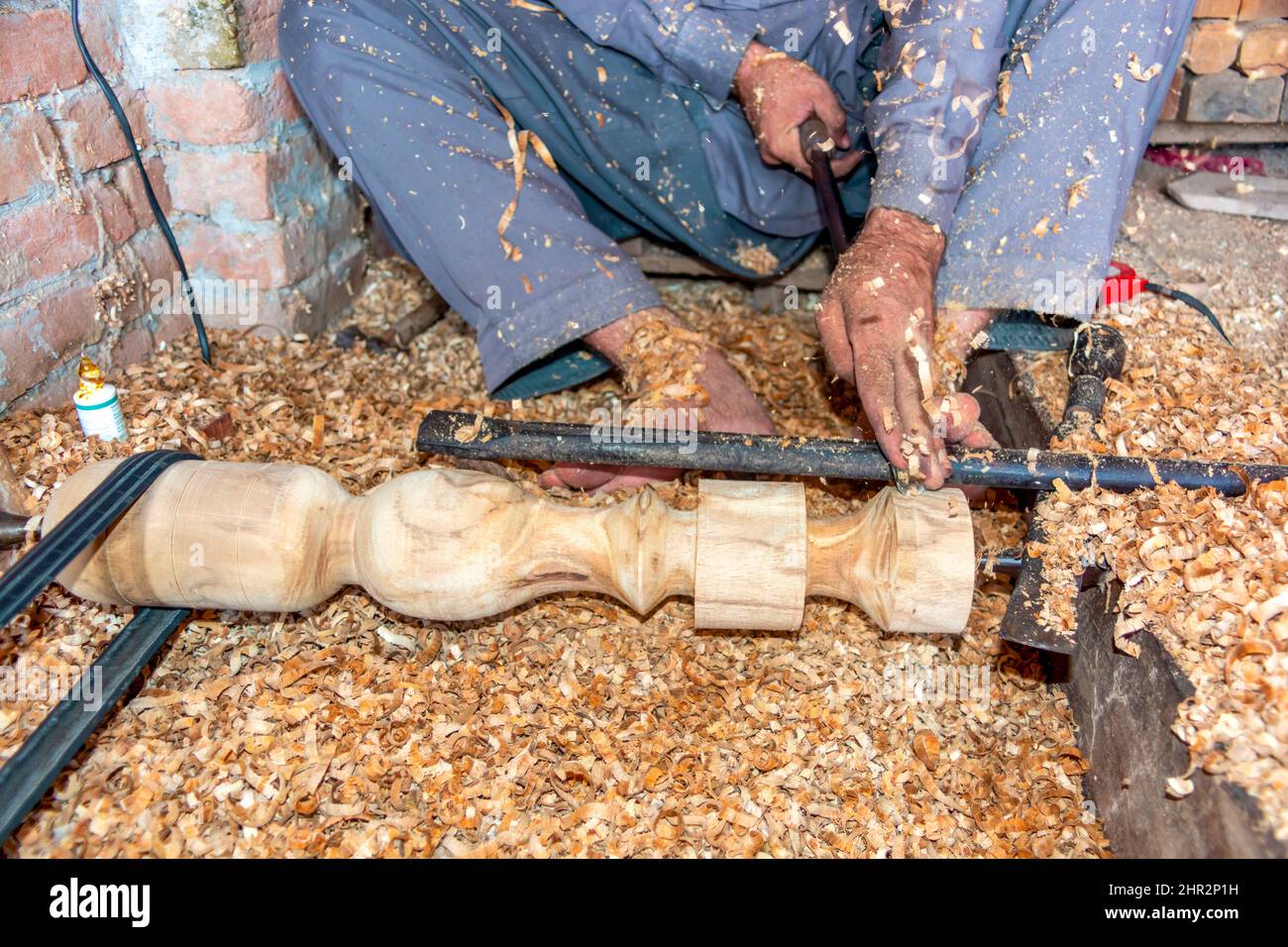 Antique carpentry work in the Asia Stock Photo - Alamy