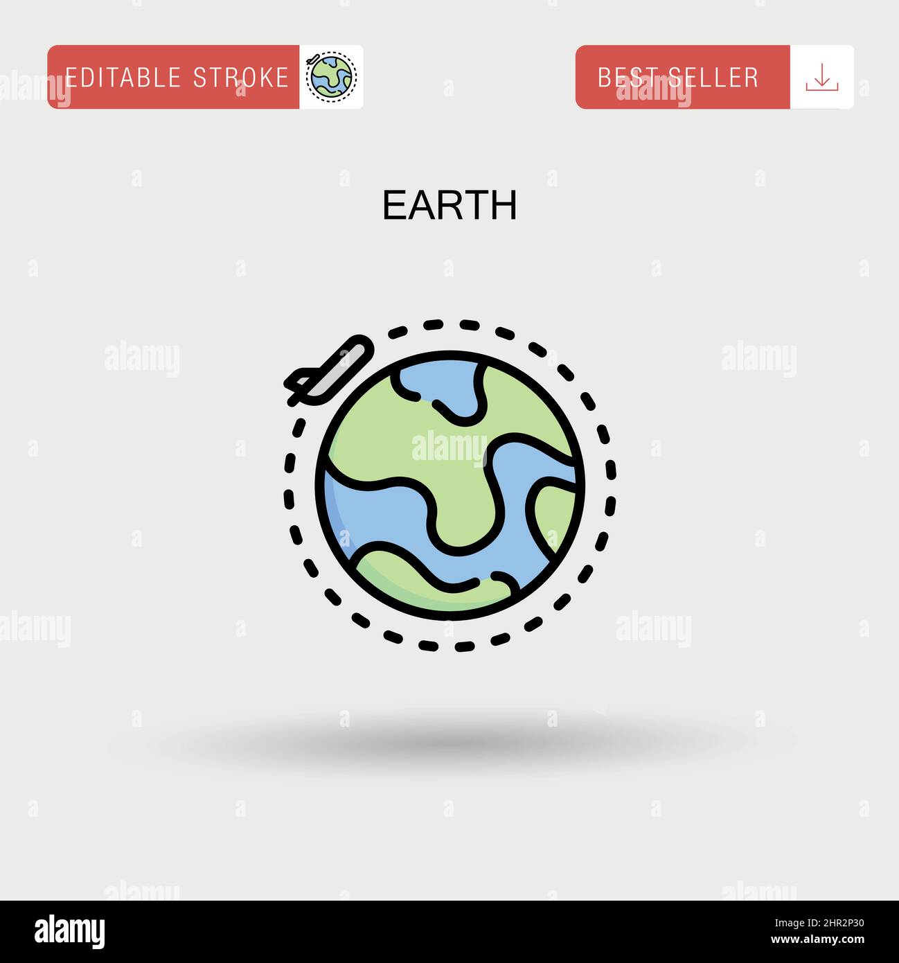 Earth Simple vector icon Stock Vector Image & Art - Alamy