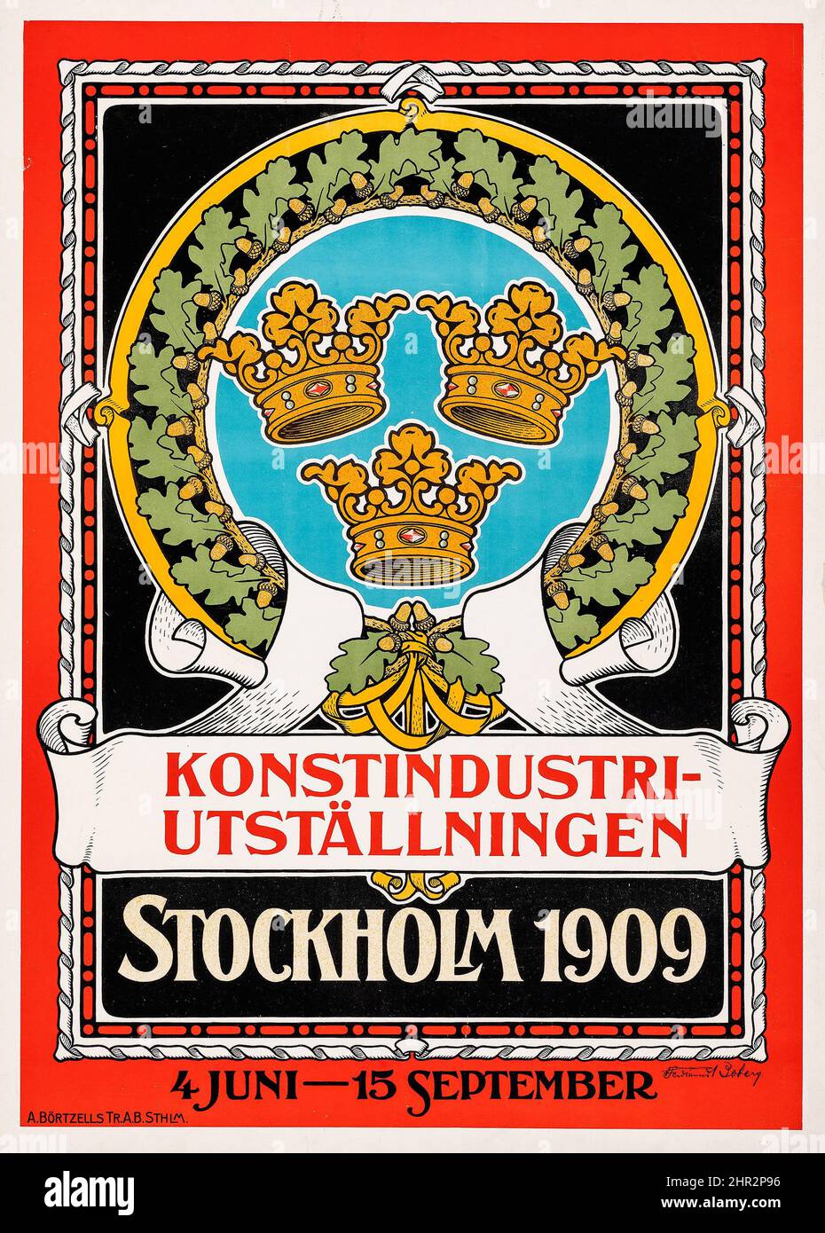 Stockholm 1909 Art Exhibition - Swedish Konstindustriutställningen ...