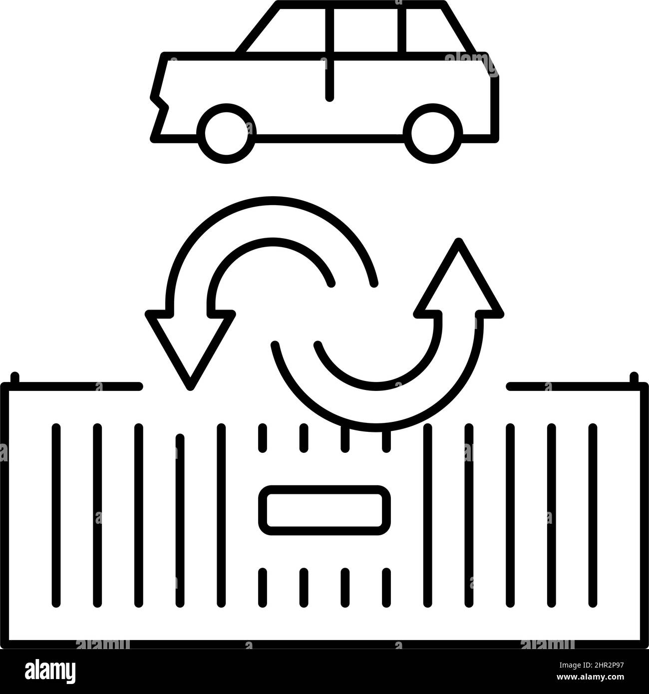 import car line icon vector illustration Stock Vector Image & Art - Alamy