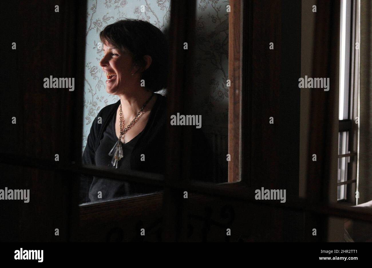 Author Gillian Deacon is pictured in her Toronto home on Monday ...