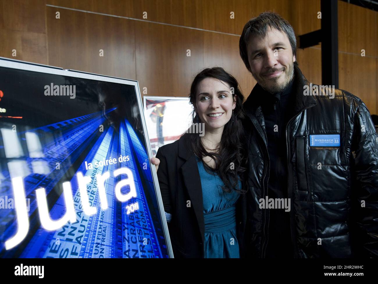Melissa Desormeaux-Poulin, left, poses for a photograph after receiving ...