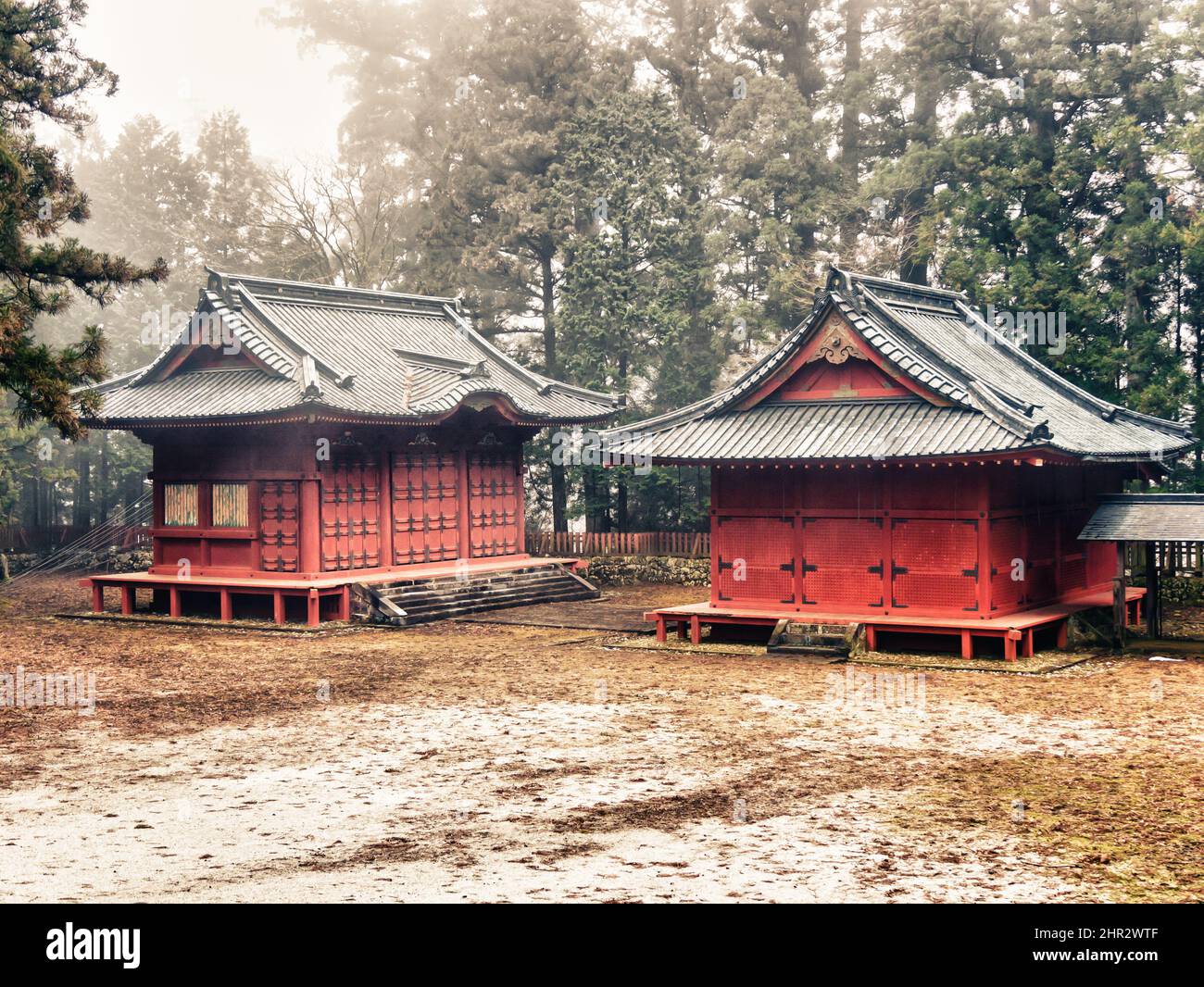 Traditional Japanese houses in Nikko, Japan Stock Photo - Alamy