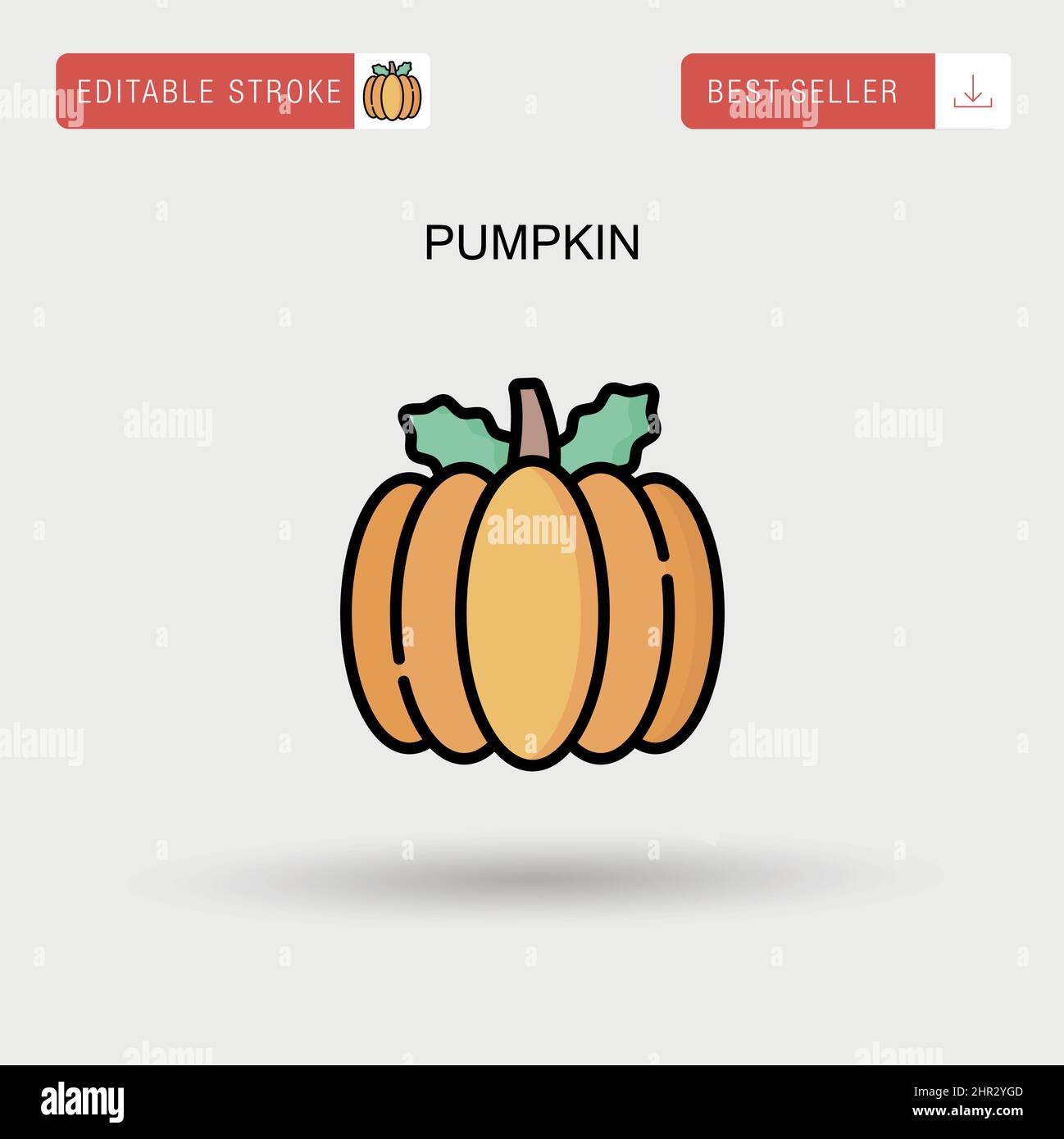 Simple pumpkin Stock Vector Images - Alamy