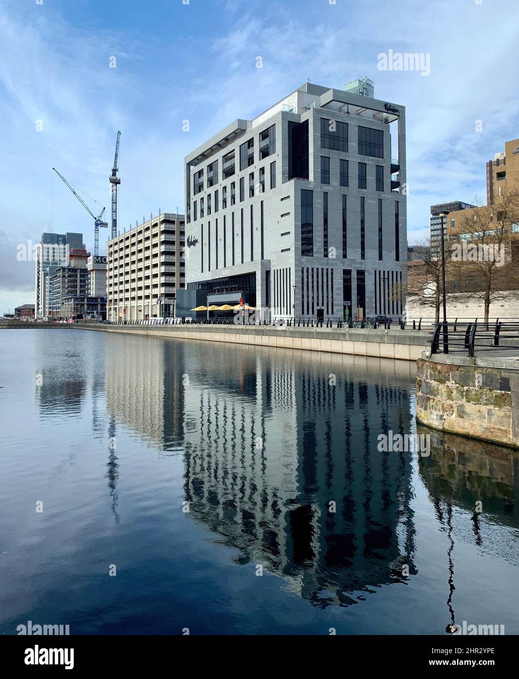 The Malmaison Hotel on the waterfront alongside Princes Dock in ...