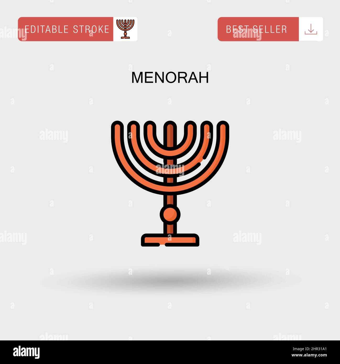 Hanukkah jewish holiday menorah Stock Vector Images - Alamy