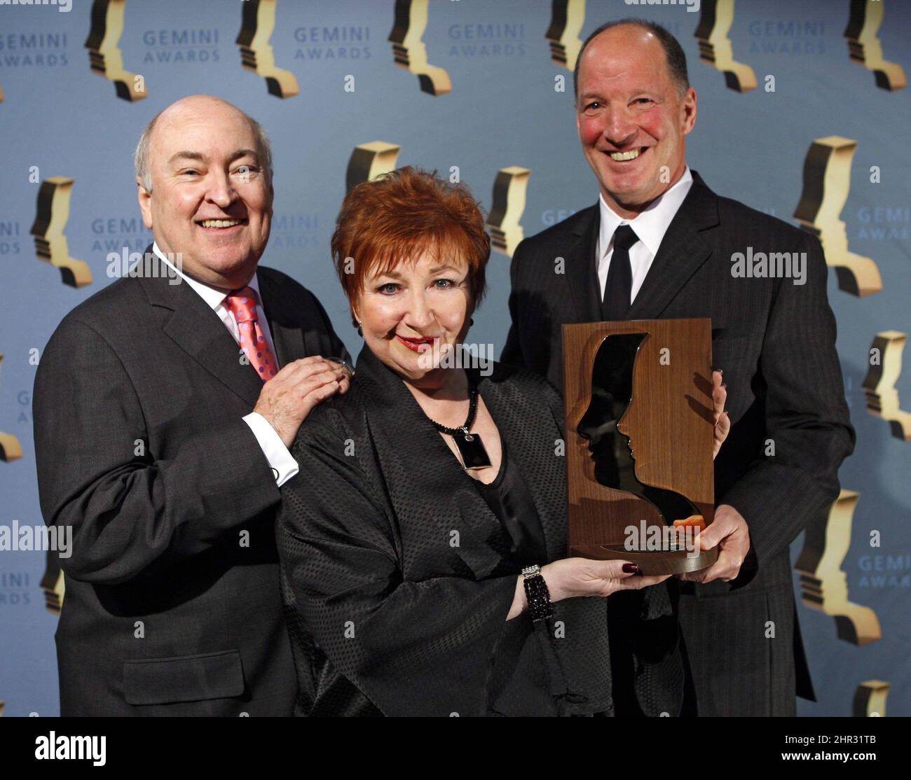 Royal Canadian Air Farce cast members Roger Abbot, left, Luba Goy ...