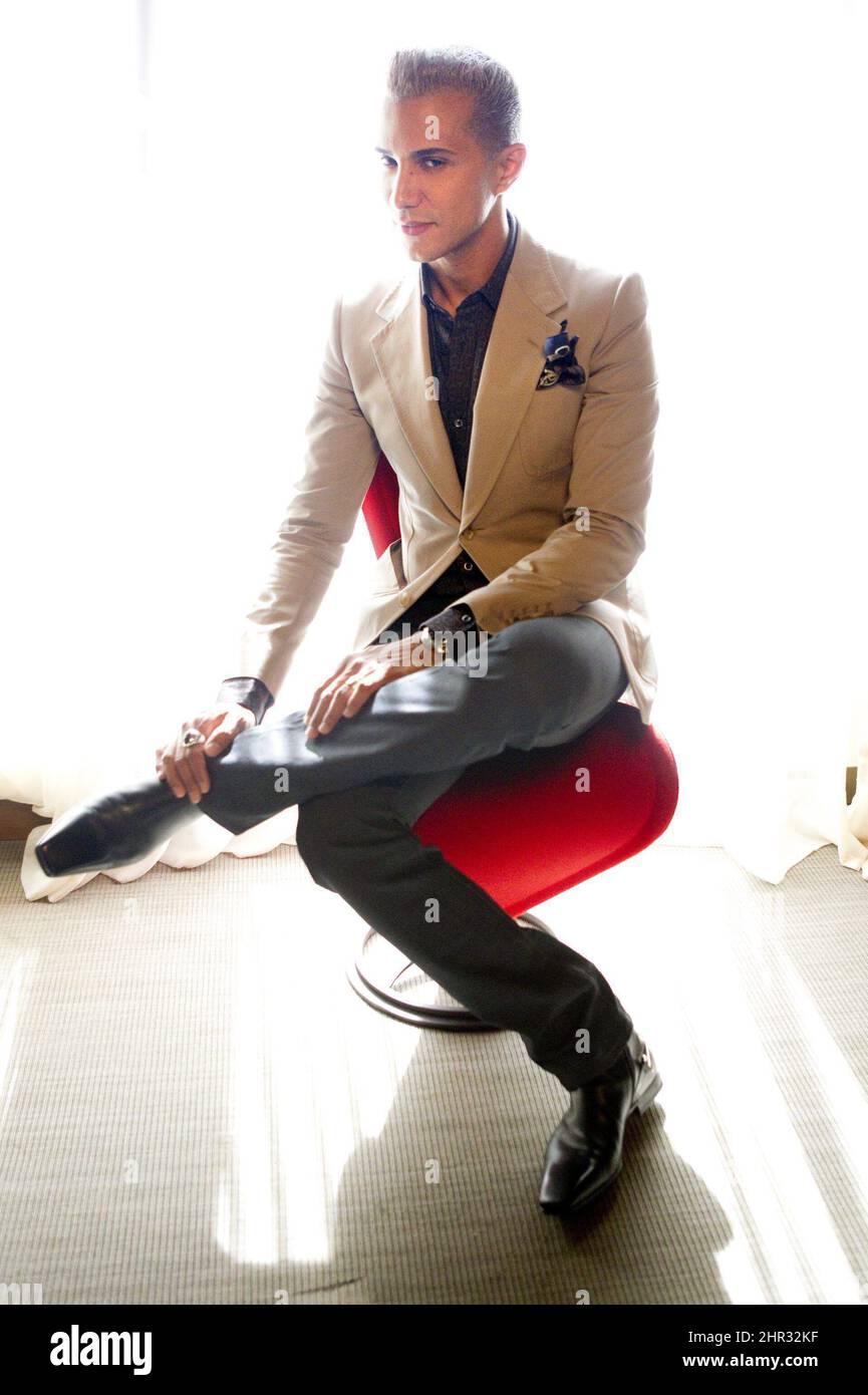Jay Manuel poses for a photo in a Toronto hotel room on Tuesday March ...