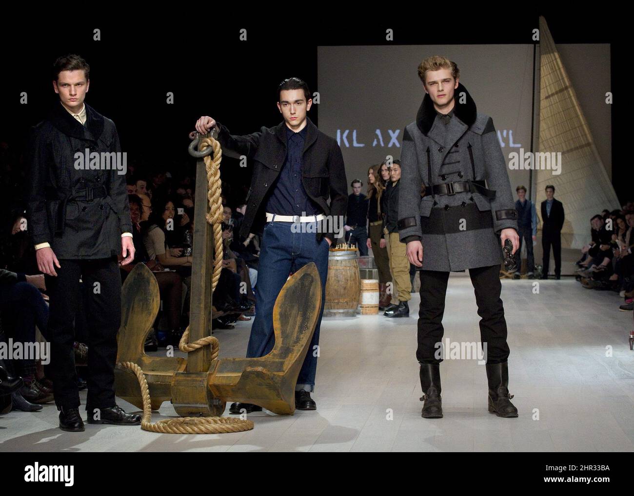 Models show creations during the Klaxon Howl Runway Show during Toronto ...