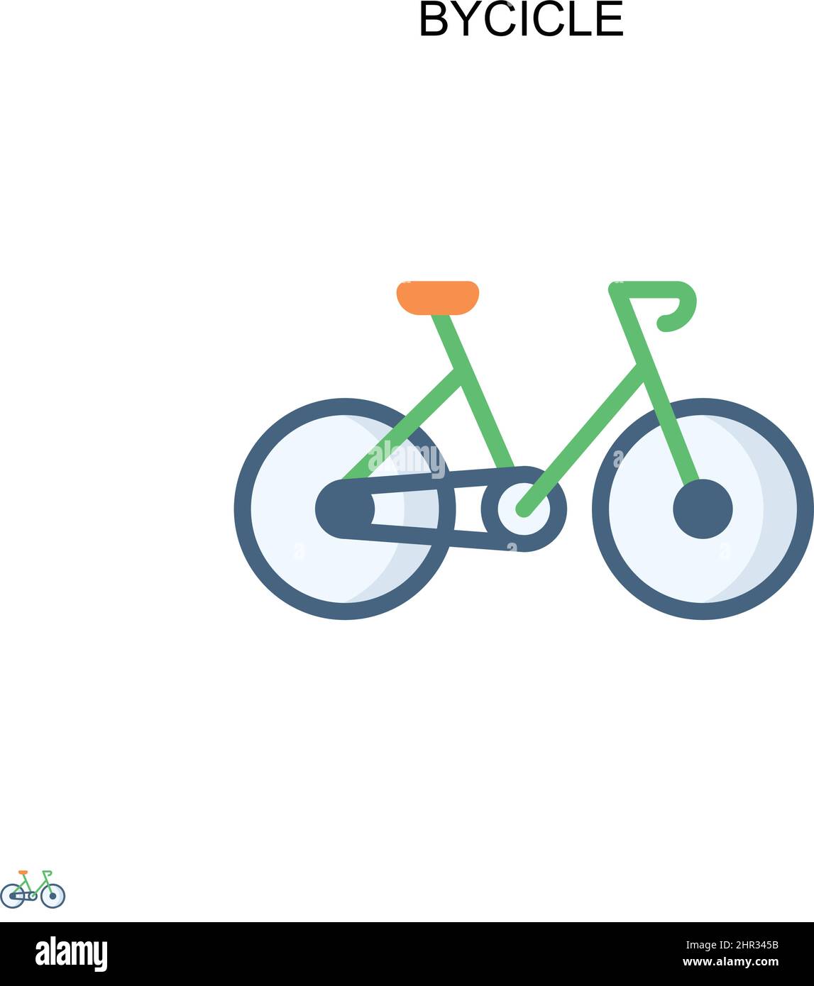Bycicle Simple vector icon. Illustration symbol design template for web ...
