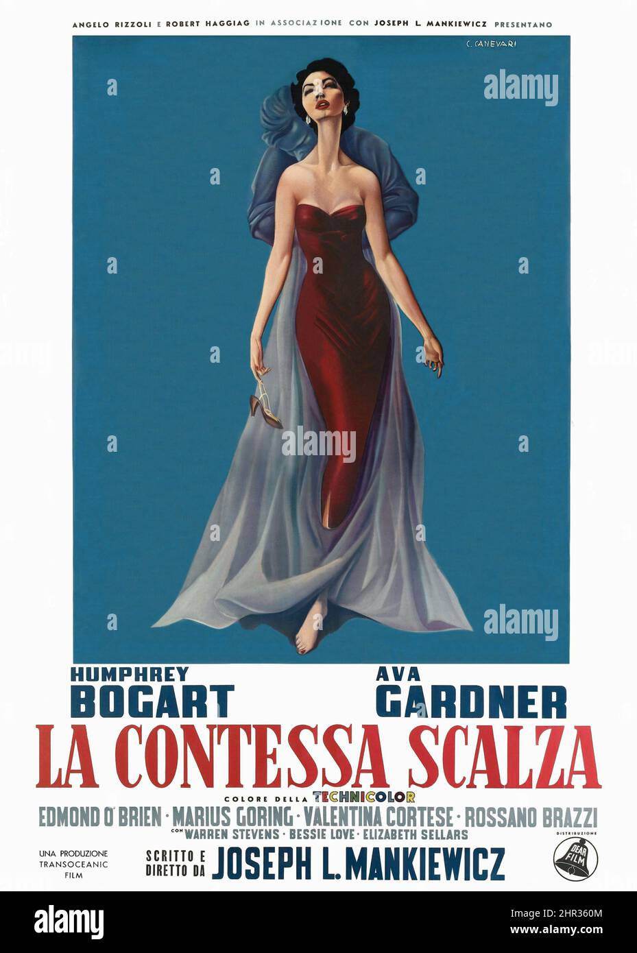 AVA GARDNER in THE BAREFOOT CONTESSA (1954), directed by JOSEPH L ...