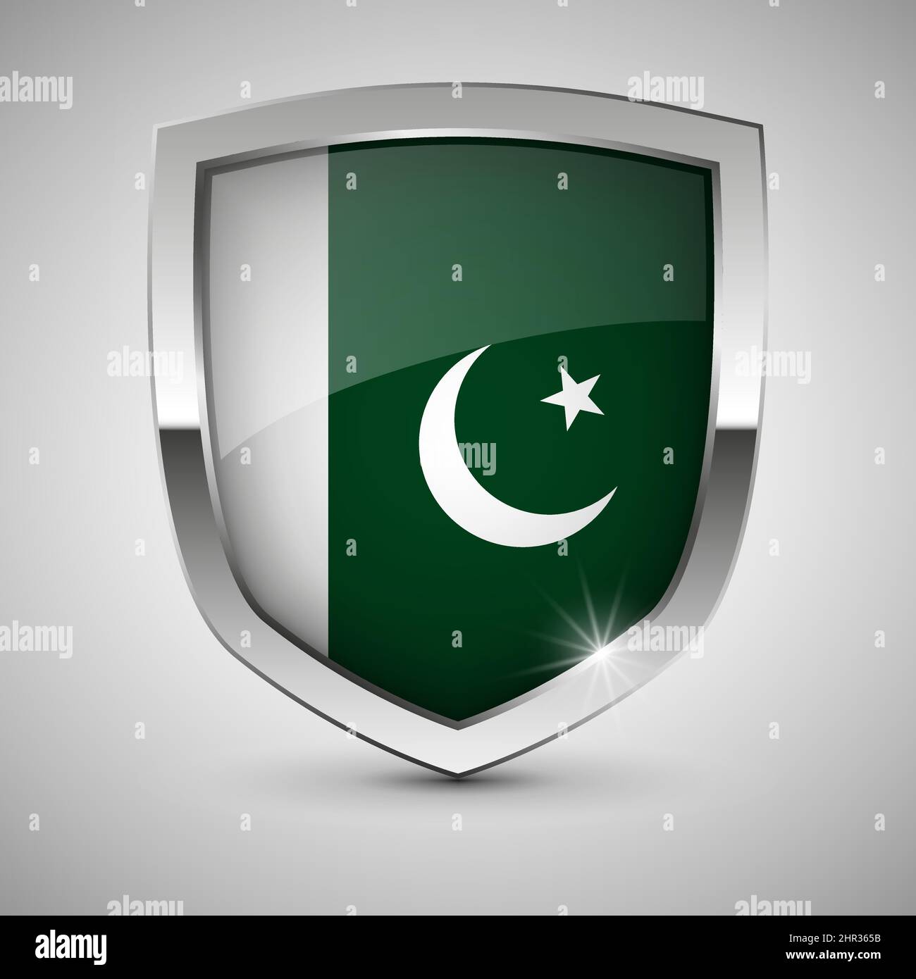 Pakistan flag 3d Stock Vector Images - Alamy