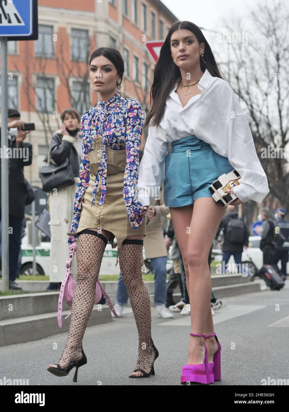 Dulceida and Angela Rozas Saiz street style outfits after Emporio ...