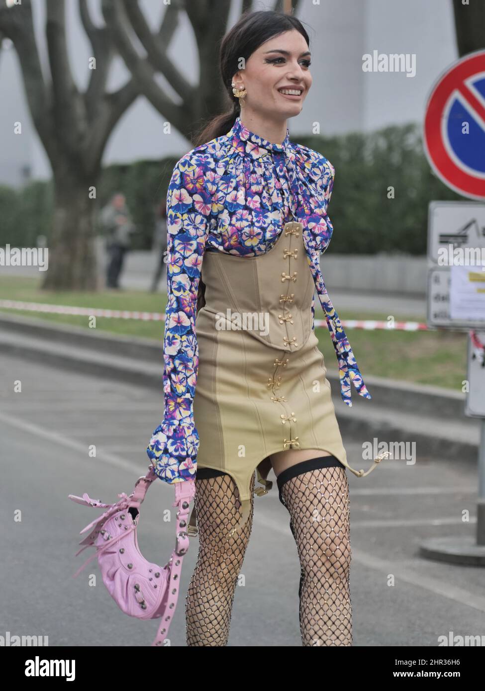 Angela Rozas Saiz street style outfits after Emporio Armani fashion ...