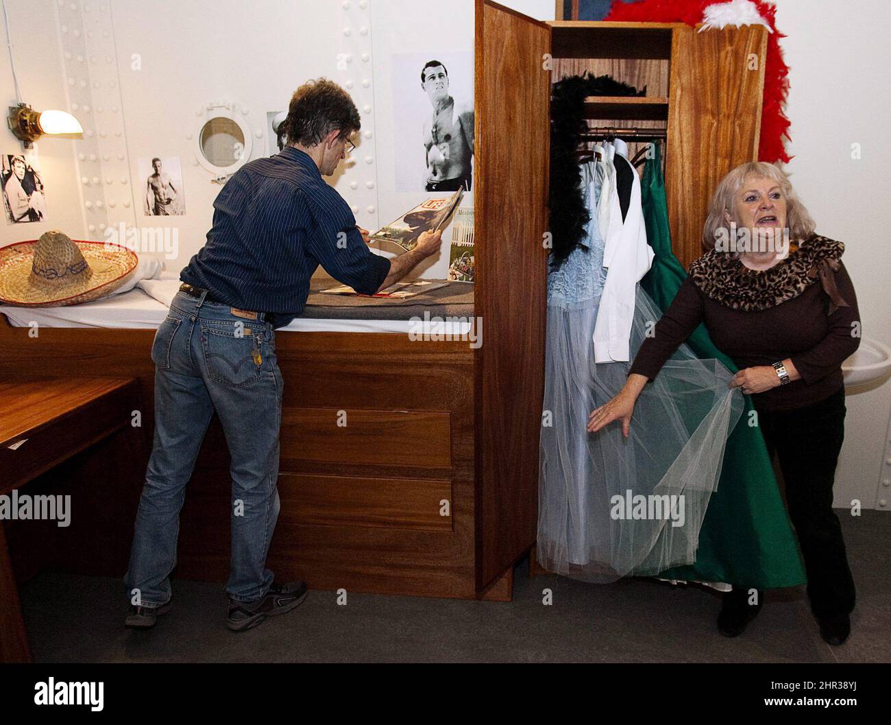Jo Stanley, right, co-author of the book, Â“Hello Sailor: The Hidden ...