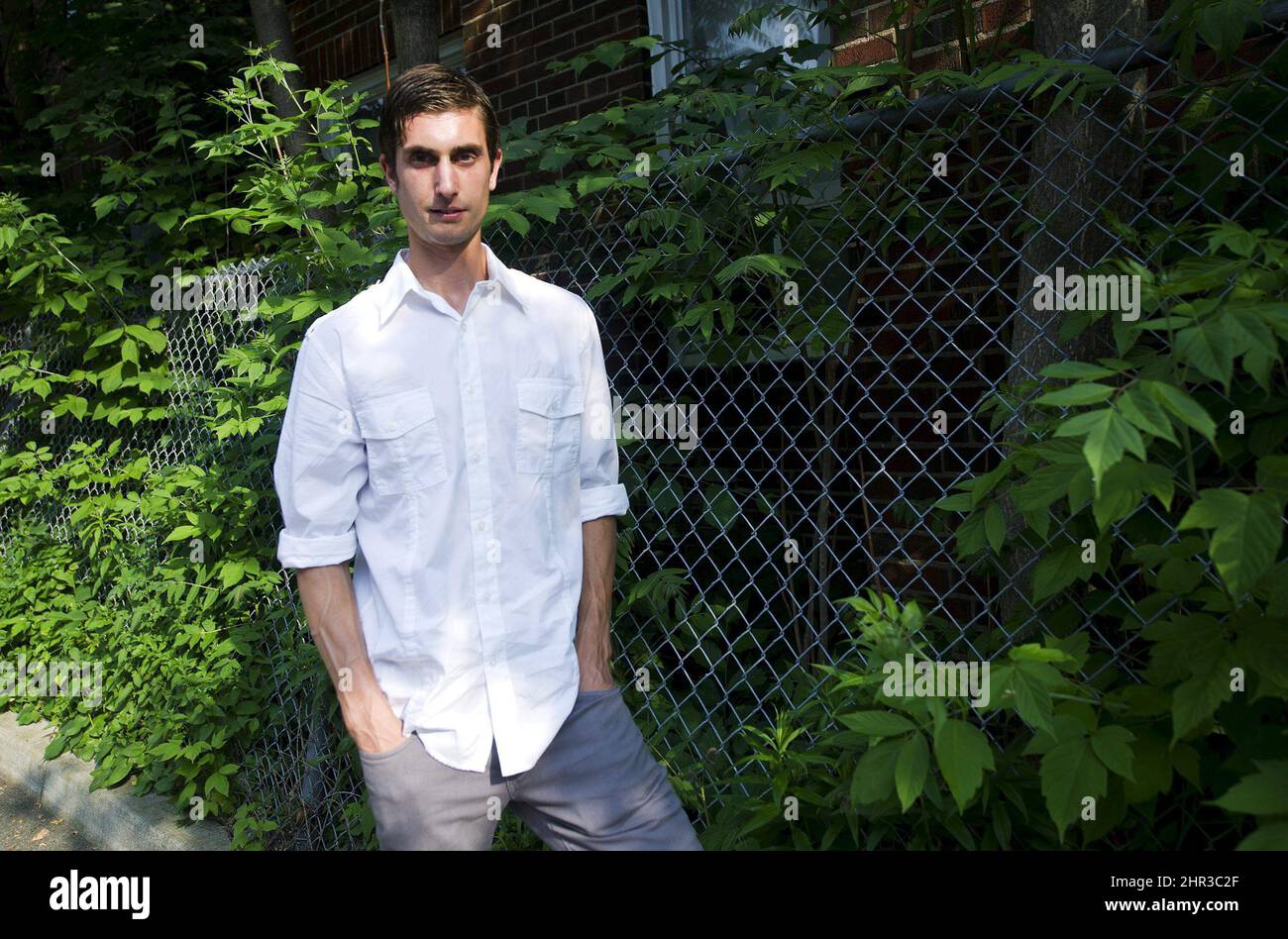 Brendan Brazier, author of "Whole Foods to Thrive" poses for a ...