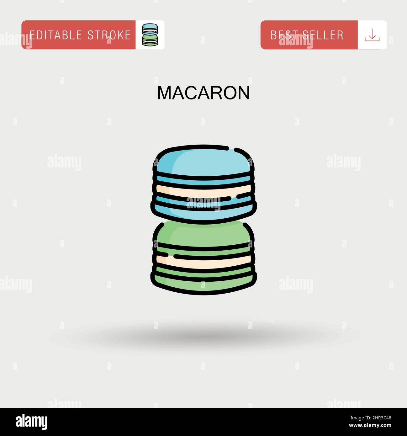 Macaron color Stock Vector Images - Alamy