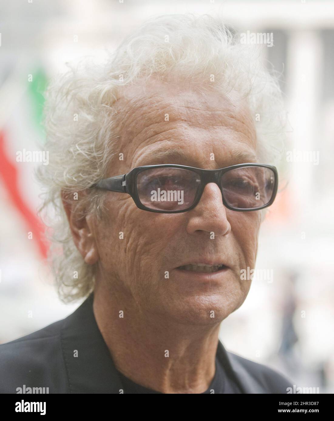 Luc Plamondon attends the funeral of Claude Leveillee at the Basilica ...