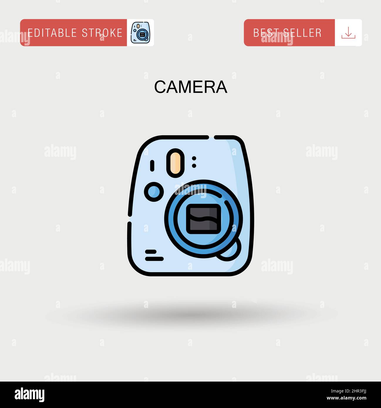 Camera Simple vector icon Stock Vector Image & Art - Alamy